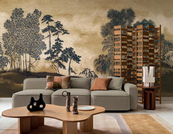 Casamance Koraku Panel 7672 0304 | James Dunlop Textiles