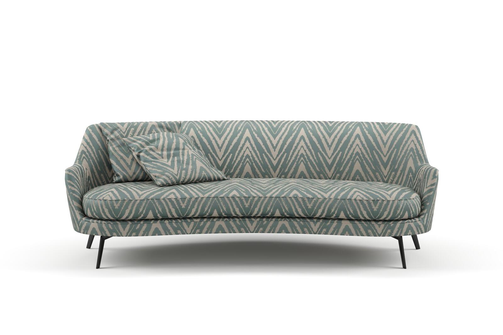 Zepel Fluid Azur | Zepel Fabrics & Wallpapers